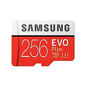 Samsung 256GB EVO Plus Class 10 UHS-I microSDXC U3 with Adapter (MB-MC256GA)