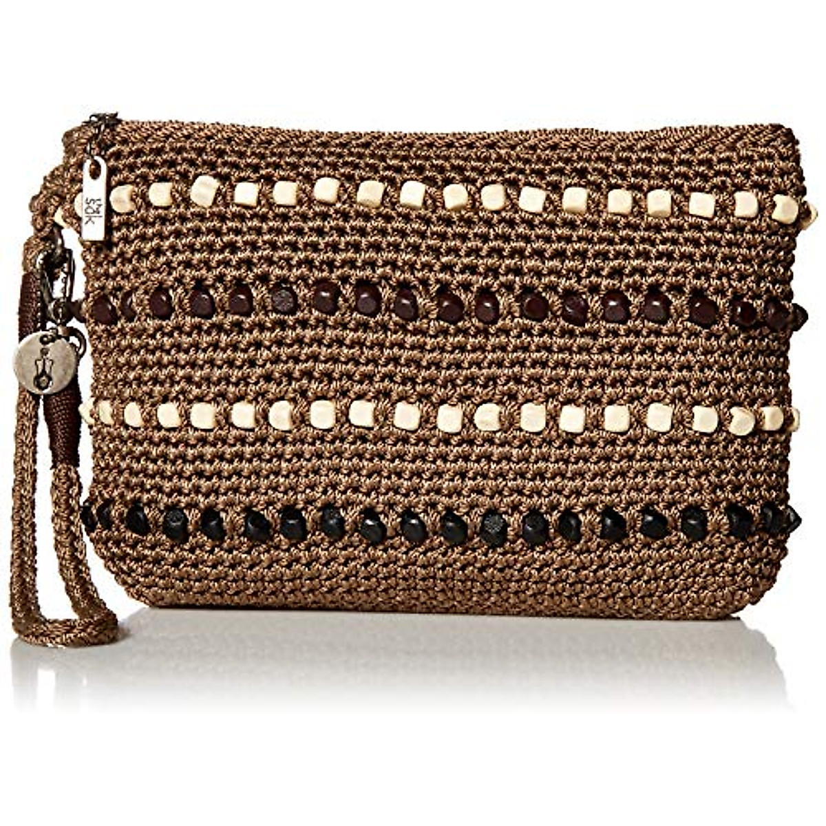 The Sak Women's Sayulita, Taupe Multi Wood Beads