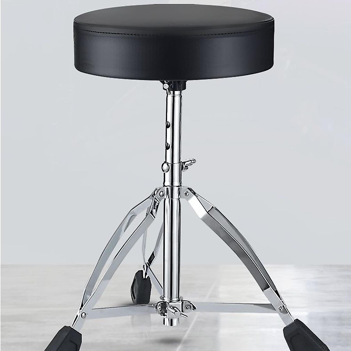 Drum Stool,Adjustable Height Seat,Round Portable Chair with Anti-Slip Feet for Drum Beginners
