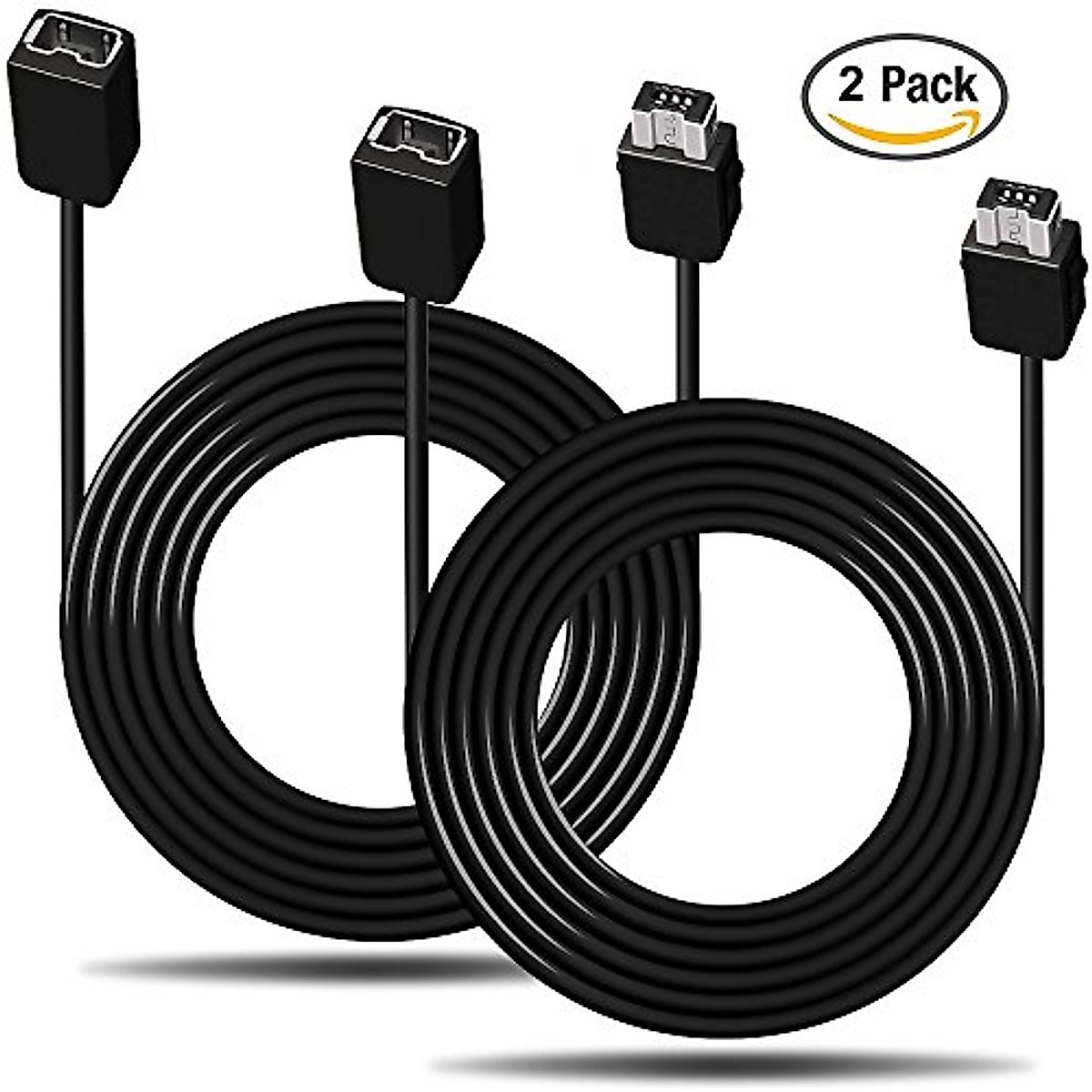 Extension Cables Compatible with Nintendo NES Classic Mini Edition Controller, SENHAI 2 Pack 10ft / 3m Extending Cords for Classic Edition Controller-2017 Wii Remote and Wii Nunchuck Controller