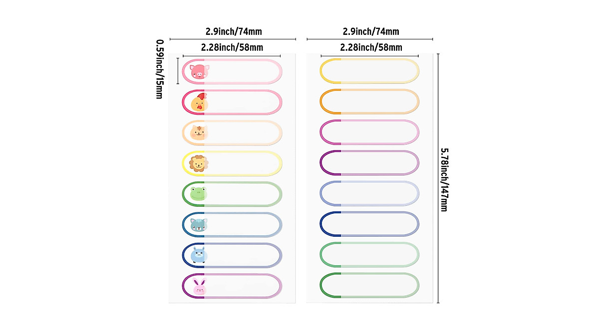 Waterproof Baby Bottle Labels - 80 Personalized Kids Name Stickers