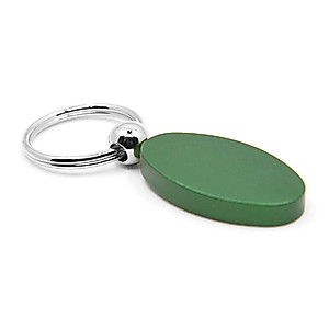 Au-TOMOTIVE GOLD Oval Key Ring for Honda Ridgeline(Green)