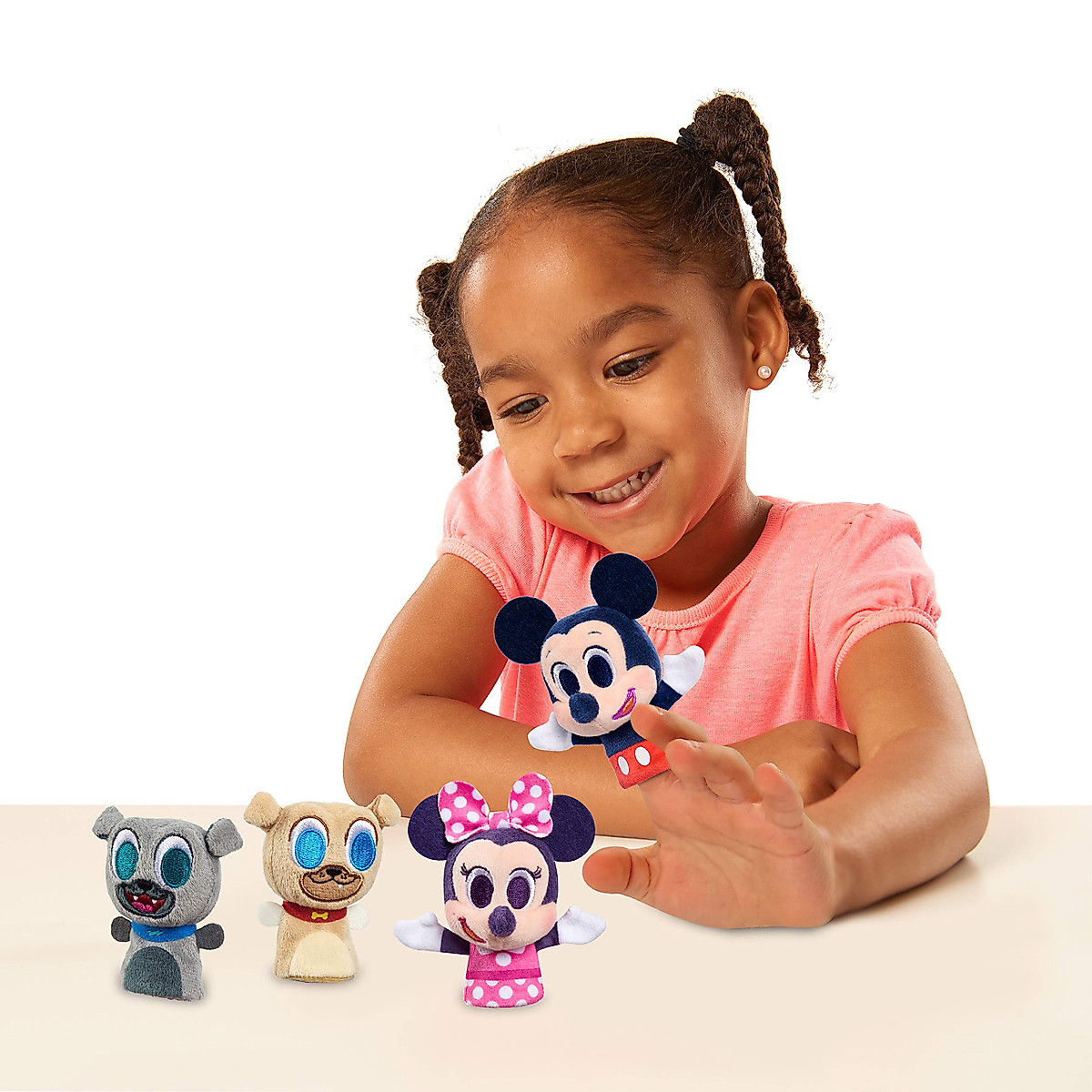 Disney Junior Music Lullabies Finger Puppets, Includes Mickey Mouse, Minnie Mouse, Bingo, and Rolly