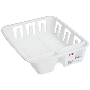 Rubbermaid 6049ARWHT Twin Sink Dish Drainer
