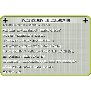 COBI Historical Collection T-34/76 Tank Green