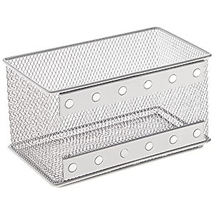 YBM Home 2457vc Storage Basket, Silver