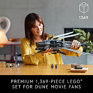 LEGO Icons Dune Atreides Royal Ornithopter 10327, Collectible Dune Inspired Model for Build and Display, Adult Gift Idea for Sci-Fi Movie Fans, 8 Dune Minifigures