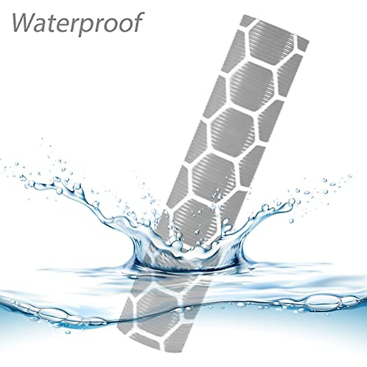 Glotoch Premium Non Slip Shelf Liner 12” X 20FT, Non Adhesive Drawer Liner, Waterproof Shelf Liners for Kitchen Cabinets, Drawer, Fridge, Wire Shelving, Pantry, Bathroom-Heavy Duty, Grey Geometric