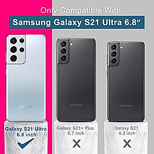 DEENAKIN for Samsung Galaxy S21 Ultra Case Silicone,Silky Smooth Flexible Gel Rubber Bumper Cover with Soft Microfiber Lining Slim Fit Protective Phone Case for Samsung Galaxy S21 Ultra Hot Pink