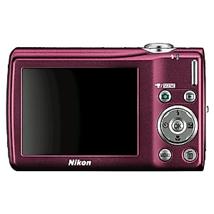 Nikon Coolpix S220 10MP Digital Camera with 3x Optical Zoom and 2.5 inch LCD (Plum)