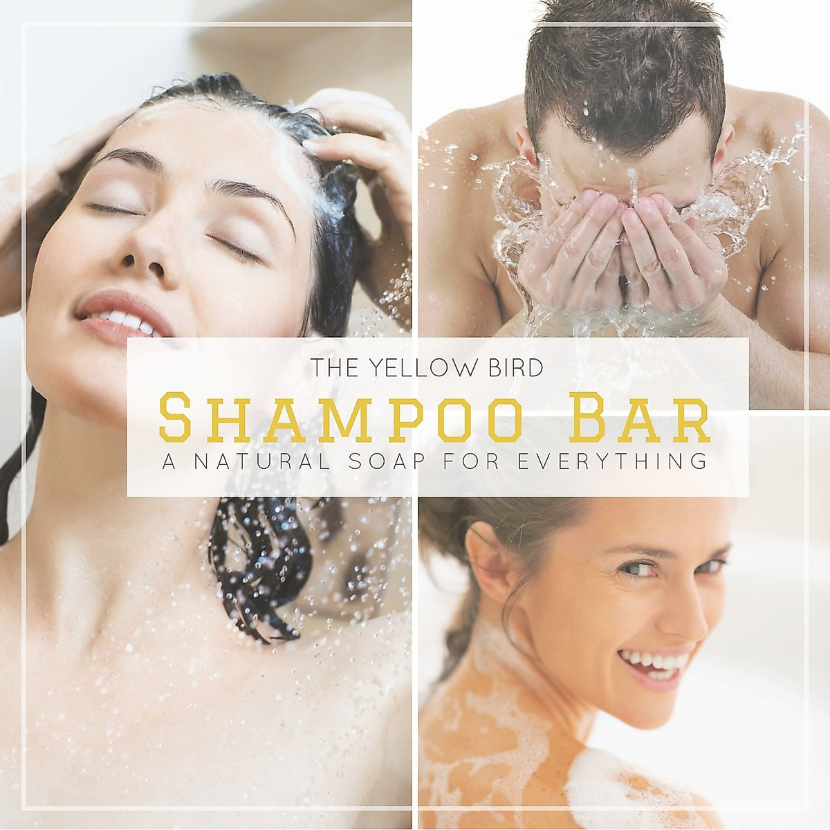 The Yellow Bird Peppermint Shampoo Bar Soap. Sulfate Free. Natural and Organic Ingredients. Anti Dandruff, Itchy Scalp, Psoriasis. Includes Conditioning Argan and Jojoba Oils.