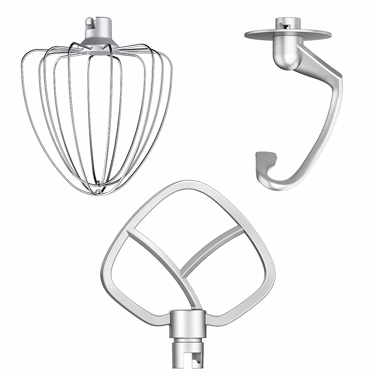 Kitchen Stand Mixer, 6.5 Quart, 6 Speed Tilt-Head Kitchen Mixer, Electric Food Mixer with Dough Hook, Wire Whip, Beater, Red