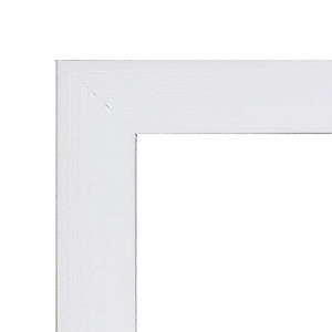 PECULA 2 Pack 5x7 Picture Frame, White Picture Frame for Wall and Tabletop Display, Resistant Plastic Photo Picture Frame with Clear Plexiglass for Vertical or Horizontal Display