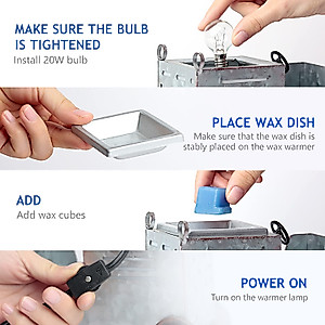 NAFANG Wax Warmer Farm Tractor Design, Candle Wax Burner Fragrance Warmer,Metal Wax Melt Warmer,Farmhouse Wax Warmer Apply in Home Office Aromatherapy