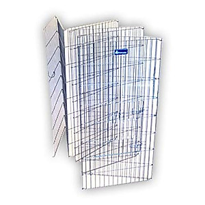 Petmate 30-Inch by 24-Inch 8-Panel Exercise Pen with Step Through Door,Black