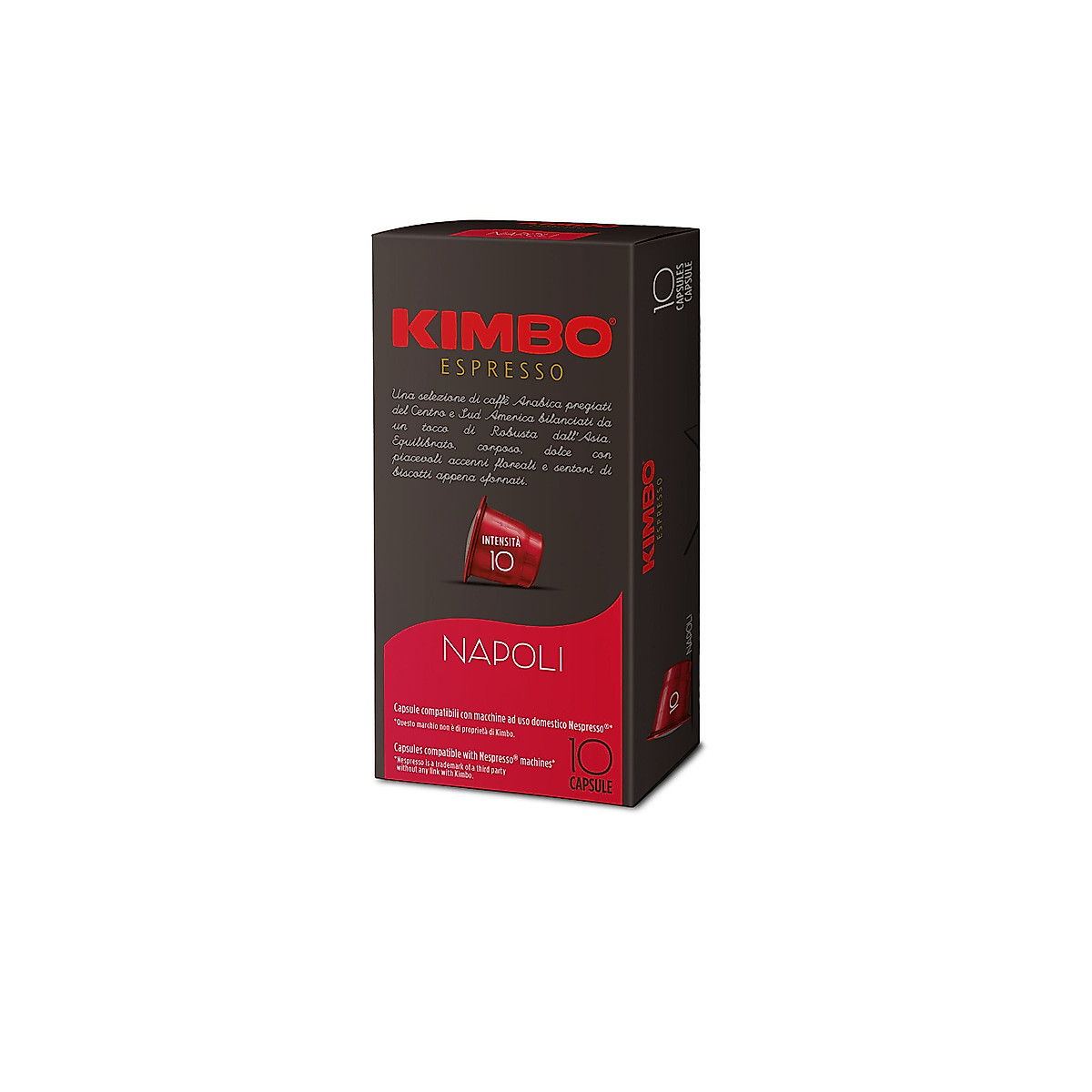 Kimbo Napoli Capsules - Nespresso Compatible | 10 capsules