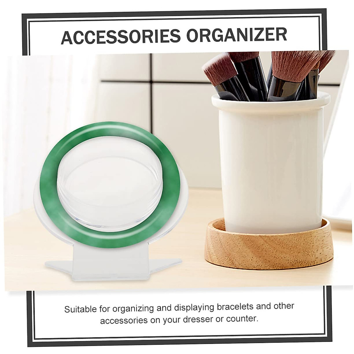 Cabilock 4pcs Display Props Watch Bracelets Acrylic