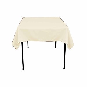 Tablecloth for 33"x33" Square Table by Florida Tablecloth Factory (Ivory)