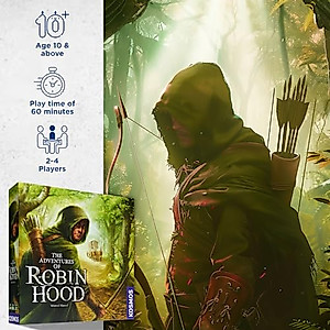 The Adventures of Robin Hood | A Kosmos Game | Family-Friendly, Cooperative, Role-Player, Story-Driven Game for 2 to 4 Players, Ages 10 and up