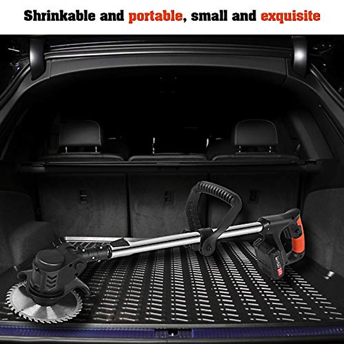 3 in 1 Weed Wacker Cordless String Trimmer - 24V Power Weed Eater Grass Trimmer with 3 Function Blades 2 Li-Ion Battery, Height Adjustable Lawn Edger Brush Cutter for Home Garden Lawn Yard