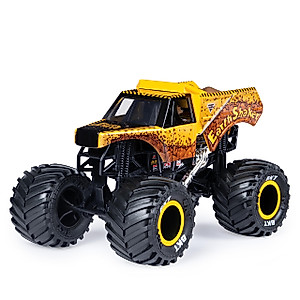 Monster Jam, Official Earth Shaker Monster Truck, Die-Cast Vehicle, 1:24 Scale