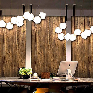 EeeComing Contact Paper Wood Wallpaper Distressed Wood Grain Contact Paper Rustic Wood Peel and Stick Wallpaper Waterproof Self Adhesive Wallpaper Removable Wood Wallpaper Roll Brown 78.7Inx17.7In