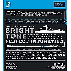 D'Addario Super Light Nickel Wound Electric Guitar Strings 9-42 2 Pack