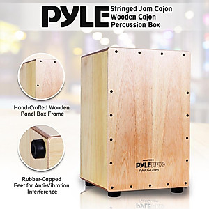 Pyle Jam Cajon with ChromaCast Cajon Bag (PCJD18)