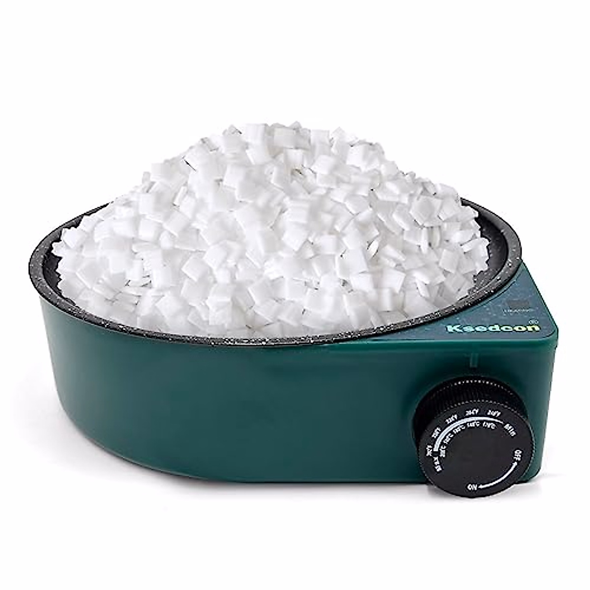 Ksedcon Electric Hot Glue Pot, 580ml Hot Glue Melting Pot for Crafiting with Temperature Control 212°F-392°F, Glue Skillet Able to Melt Glue Pieces and Glue Sticks (600, volts_of_alternating_current)