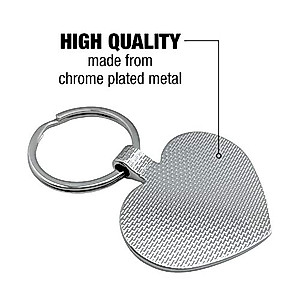 GRAPHICS & MORE SpongeBob Smiling Face Keychain Heart Love Metal Key Chain Ring