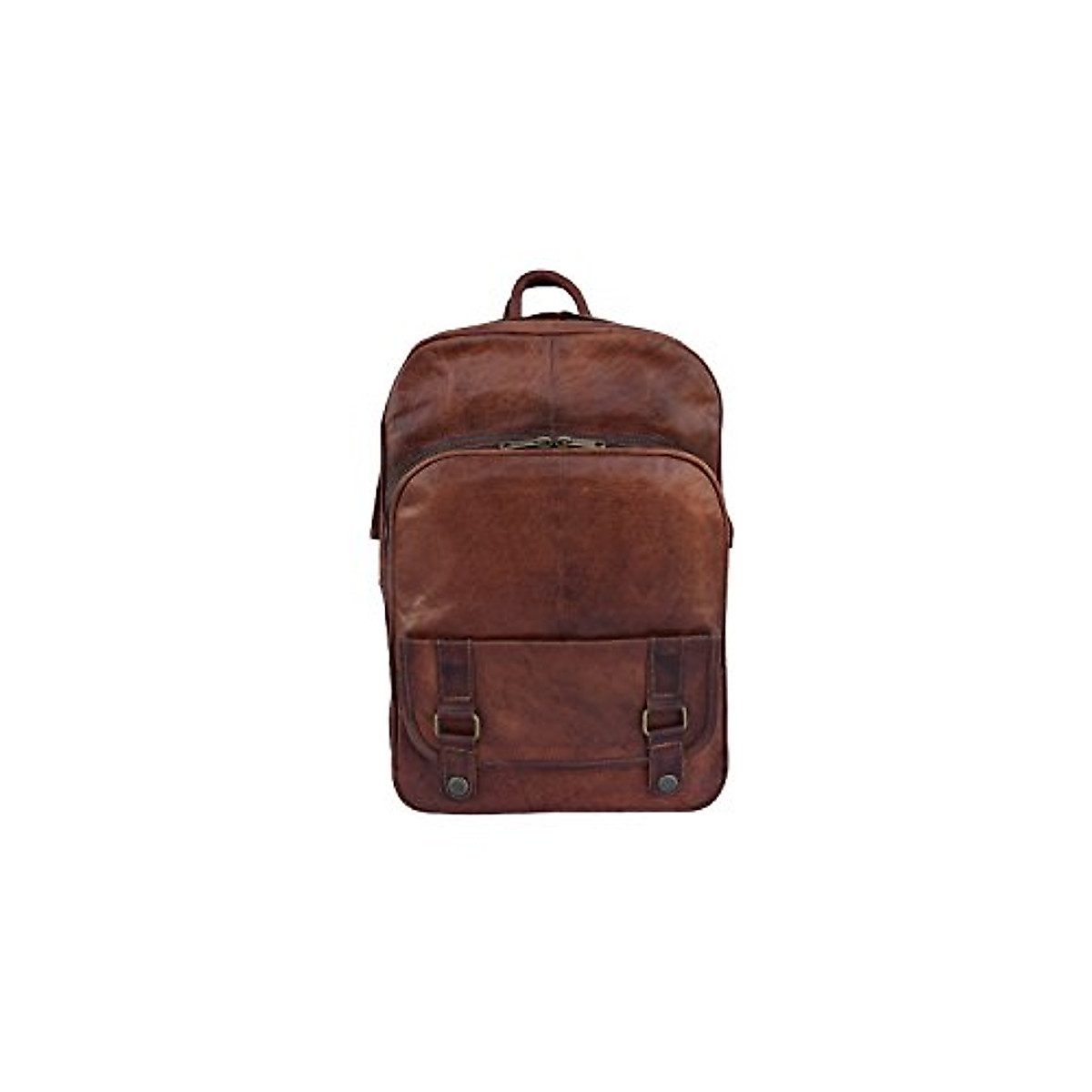 Vintage Leather Backpack Shoulder Bag Fits 13 Inch MacBook / Laptop | Men Women Office Rucksack | Unisex Teens College School Book Bags