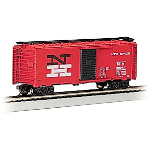 Bachmann Trains - 40' Box Car - New Haven #39285 - RED- HO Scale