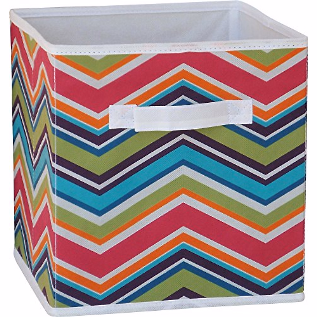 CoscoProducts Fabric Storage Bin, Chevron
