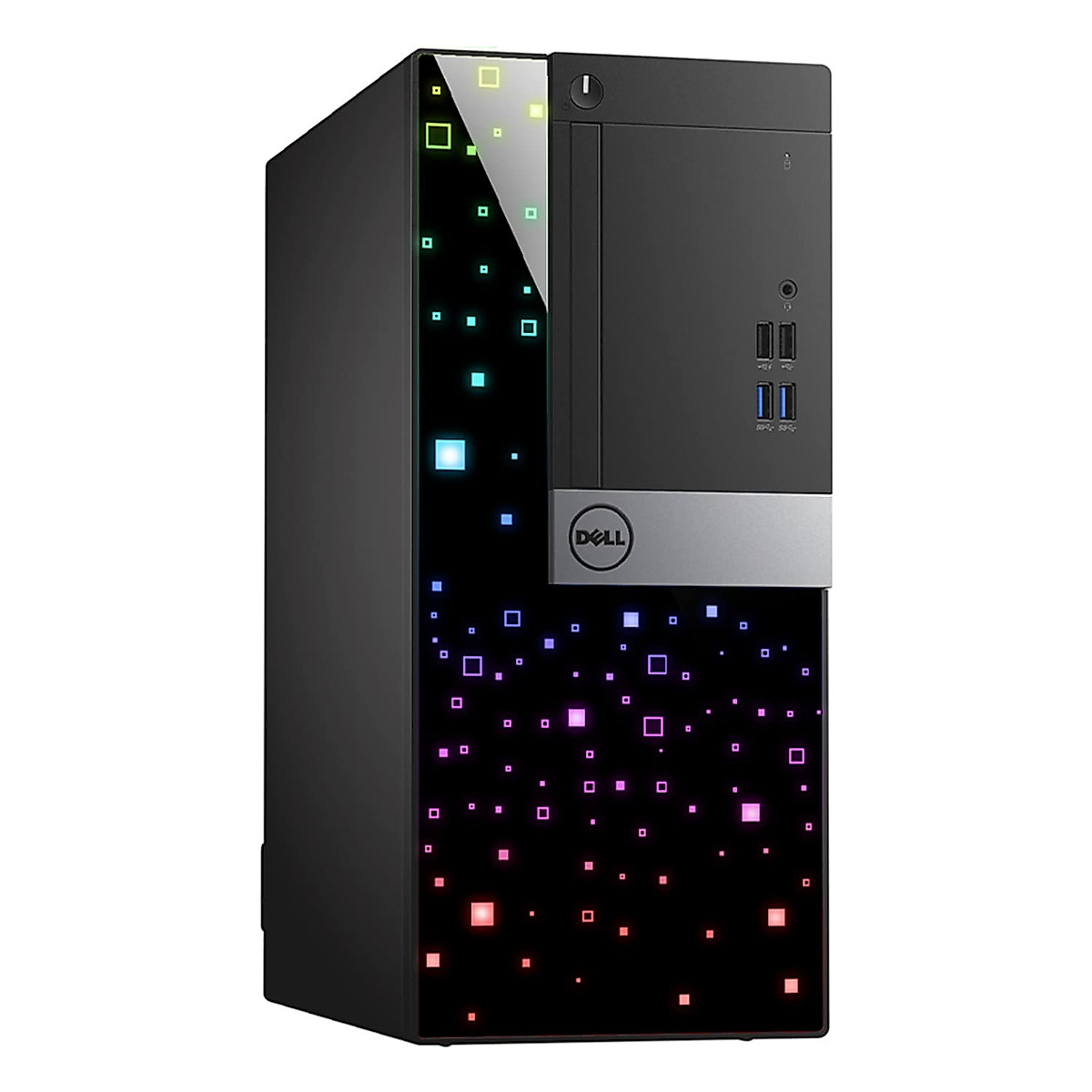 Dell Custom Built Tower Computer Desktop Intel Core i7-6700 Processor 3.40 GHz 16GB RAM 512GB SSD GeForce GT 1030 2GB Windows 10 Pro Wi-Fi Gaming PC Keyboard & Mouse HDMI (Renewed)