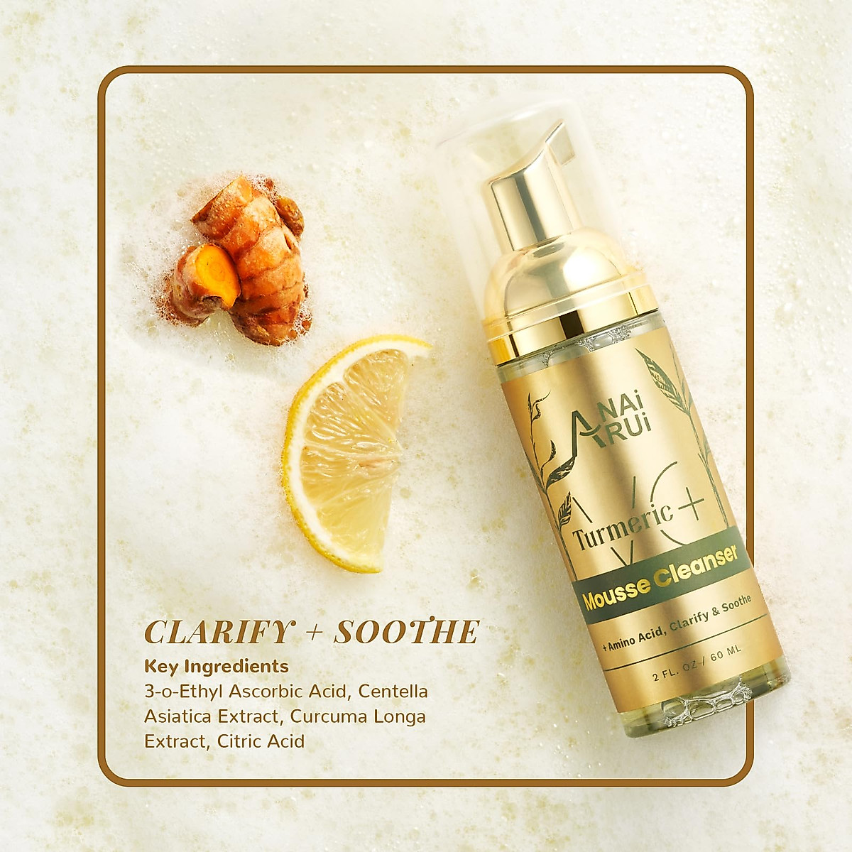 ANAI RUI Facial Skincare Set, Christmas Gift for Women Stocking Stuffers, Turmeric & Vitamin C Clay Mask for Dark Spot, Moisturizing Facial Oil, Turmeric Face Cleanser, Skincare Gift Set for Women