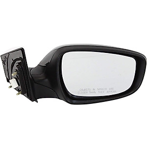 Kool Vue Passenger Side Power Heated Mirror for Hyundai Elantra 2011-2013 Without Signal Light Paintable Sedan, USA Built Vehicle