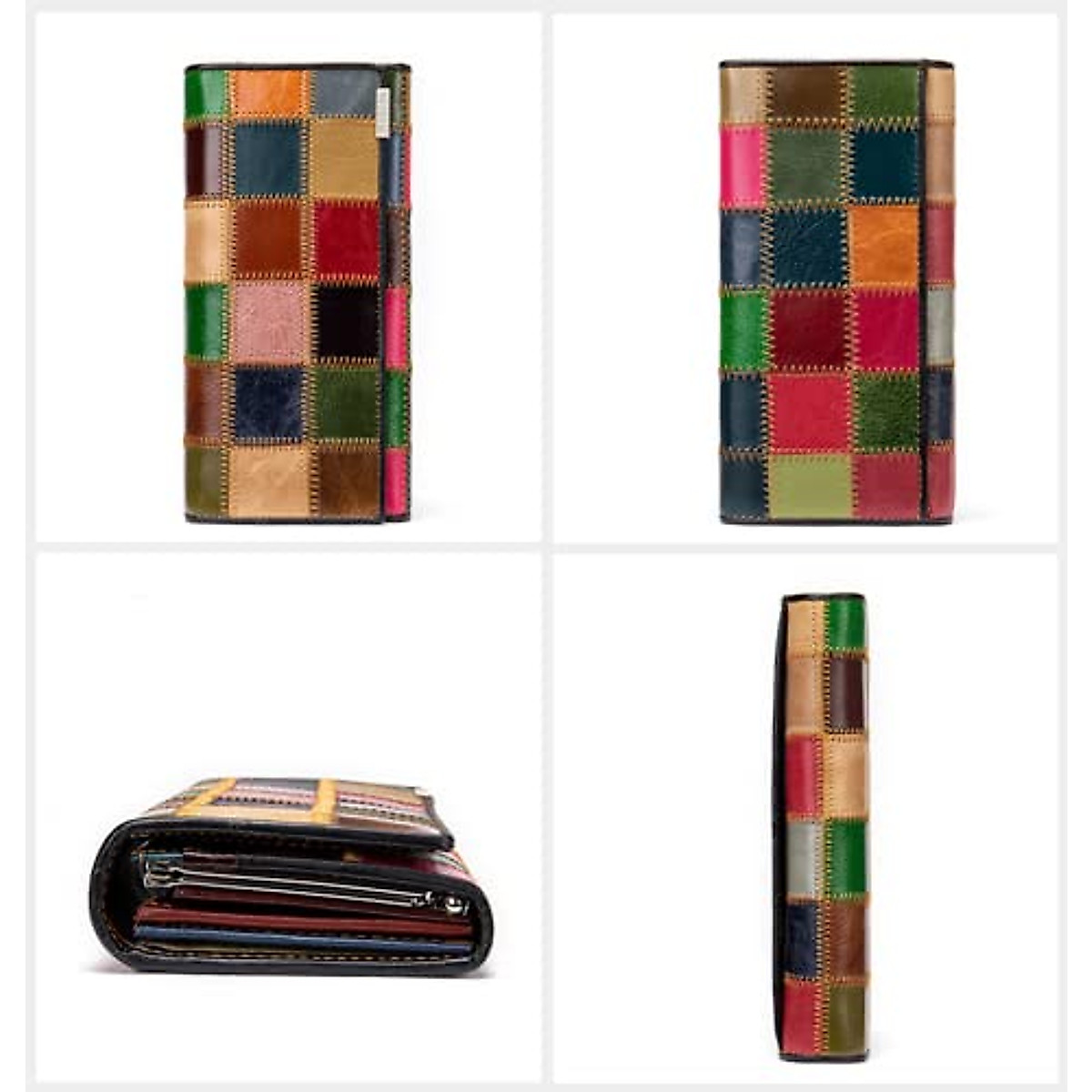 Eysee Clutch Bags, Women Wallets, Leather Purses, Cellphone Packs, Multicolor-10, 8.50 cm (L) * 18.50 cm (H) * 2.50 cm(W)