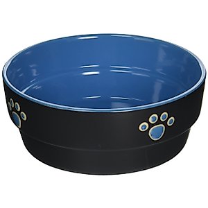 Ethical Pet Products (Spot) DSO6897 Fresco Stoneware Dog Dish, 7-Inch, Blue