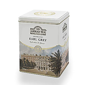 Ahmad Tea Earl Grey Aromatic Loose Tea, Ceylon Caddy, 17.6 Oz