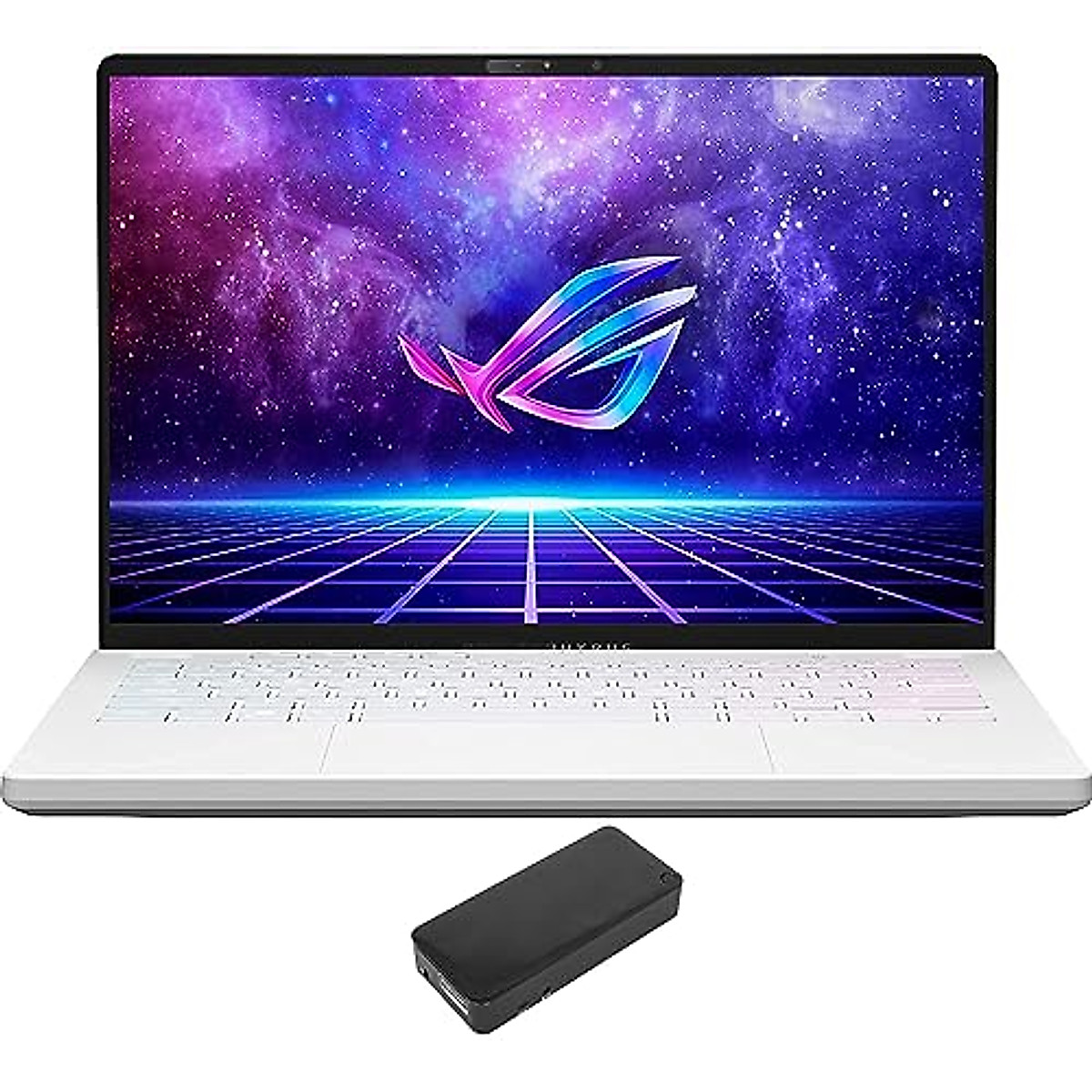 ASUS ROG Zephyrus Gaming & Entertainment Laptop (AMD Ryzen 9 6900HS 8-Core, 40GB DDR5 4800MHz RAM, 1TB PCIe SSD, Radeon RX 6800S, 14.0" 120 Hz 2560x1600, WiFi, Win 11 Pro) with DV4K Dock