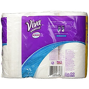 VIVA Vantage Choose-A-Sheet Paper Towels, White, Big Roll, 6 Count (Pack of 1)