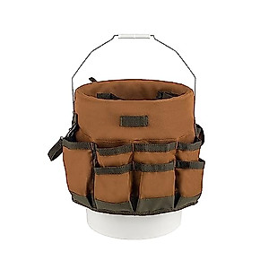 Bucket Boss The Bucketeer Bucket Tool Organizer in Brown, 10030