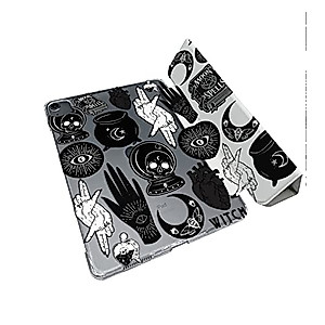 Halloween Witchcraft Magical Pattern Case Compatible with All Generations iPad Air Pro Mini 5 6 11 inch 12.9 10.9 10.2 9.7 7.9 Plastic Fabric Cover Slim Smart Stand SN1067 (8.3" Mini 6th gen)