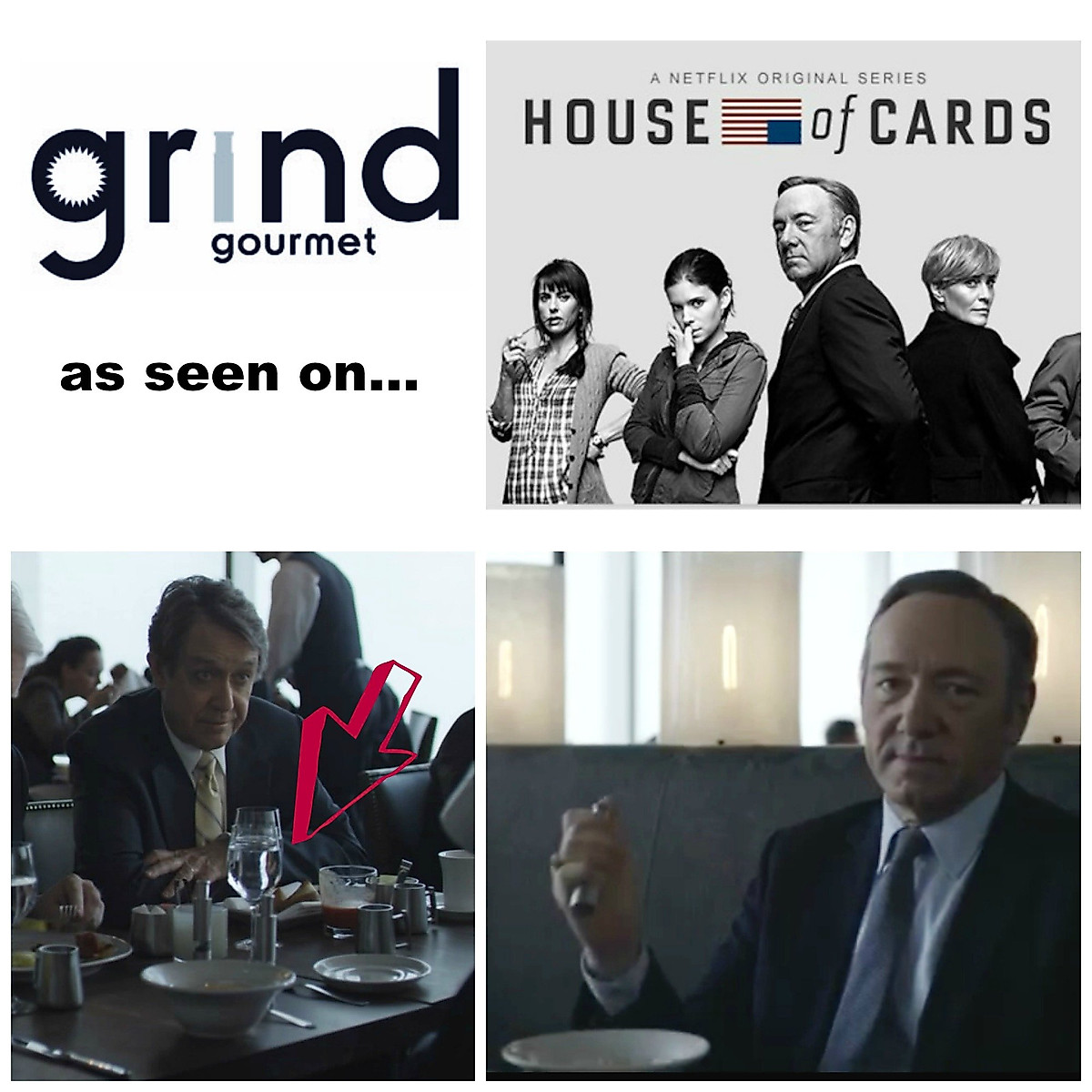 Grind Gourmet Original Pump & Grind Cooking Gadgets, Salt and Pepper Grinder Set or Singles, Buy 1, Buy 2 or More, Solid Stainless, Red or Black.