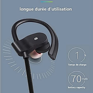 Wireless 4,1 Bluetooth Kopfhörer Ohrbügel Ohrhörer Bluetooth Headset Drahtlose Sport Ohrhörer Freihändiger Mit Mic Für Alle Smartphone