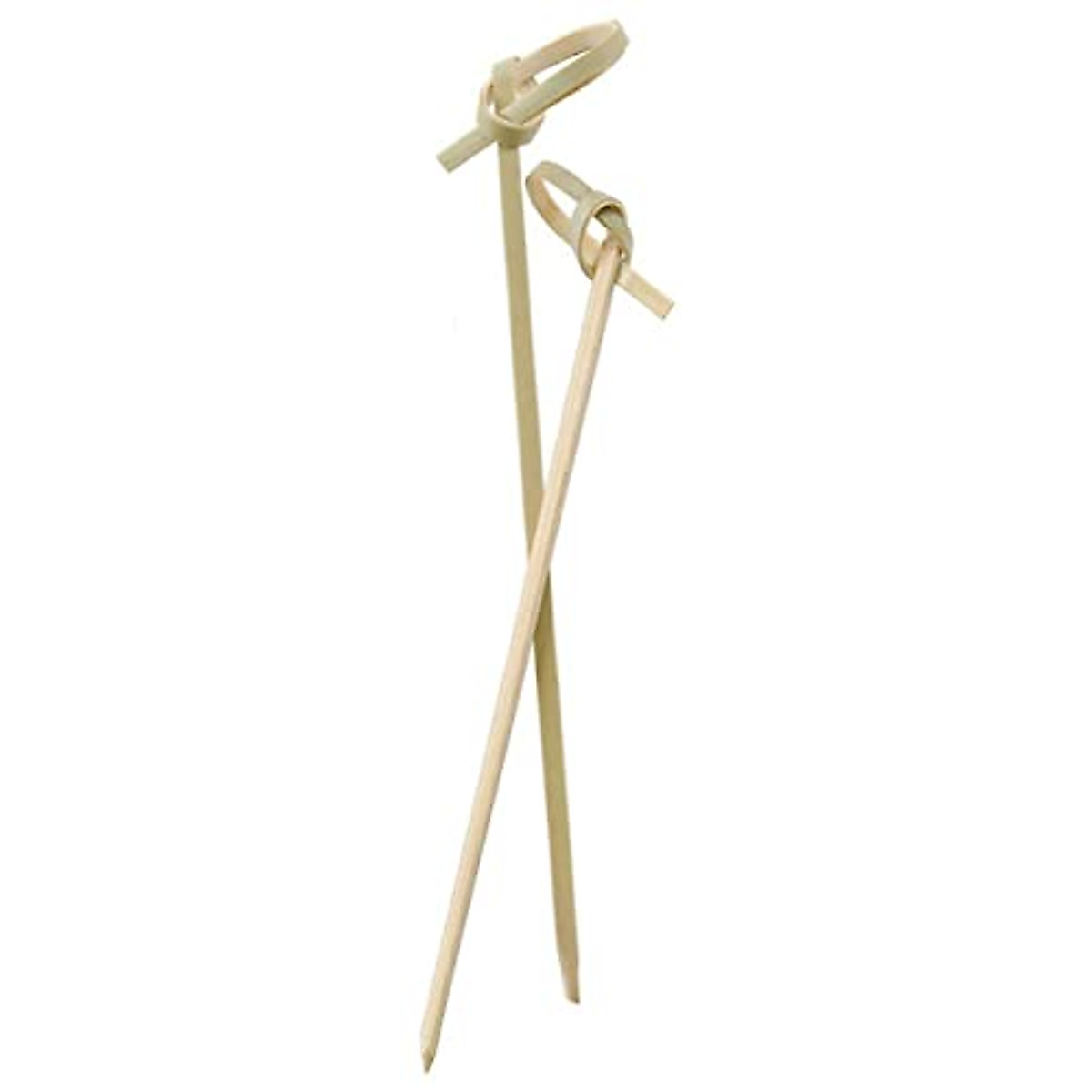 Perfect Stix Bamboo Pick 4 300ct Bamboo Knot Picks, Cocktail and Hors' D'Oeuvre, 4" (Pack of 300)
