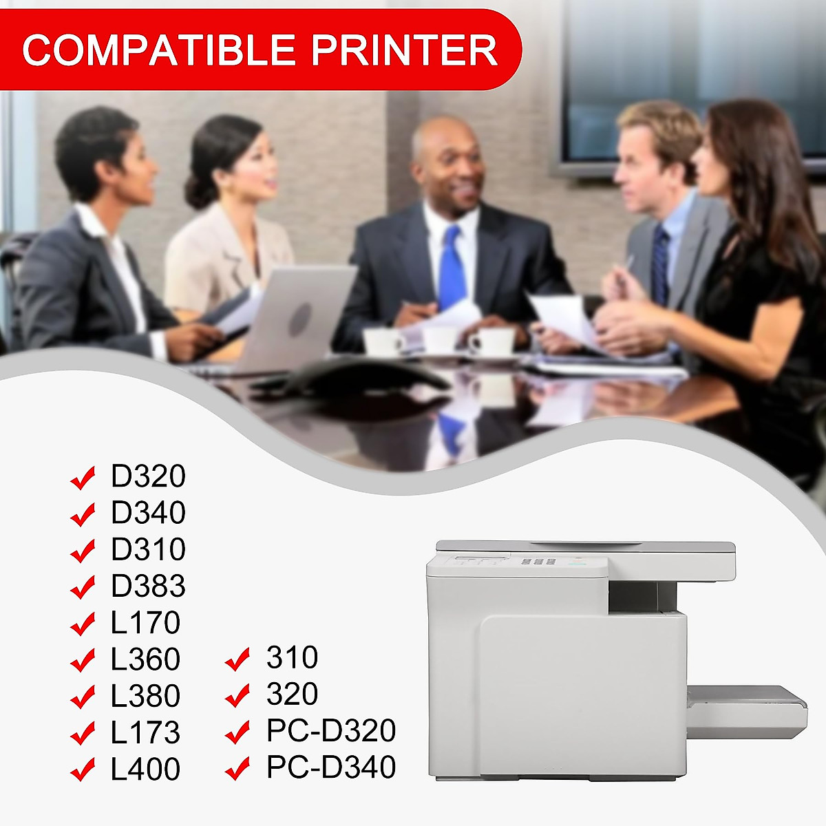 3-Pack S35 Black Toner Cartridge High Yield Compatible CRGS35 S35 Replacement for Canon imageCLASS D320 D340D310 D383 FAXPHONE L170 L360 L380 L173 L400 LaserClass 310 320 PC-D320 PC-D340 Printer