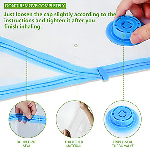 Vacuum Storage Bags with Electric Pump Set 8-Pack Large Vacuum Seal Bags for Clothing Vacuum Bags for Travel Packing and Home Bedding Blankets Organization