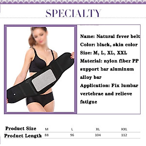 LSRRYD Premium Double Pull Lower Back Lumbar Support Belt Brace Lower Back Brace Pain Relief Back Support Brace for Pain Relief and Injury Prevention (Size : XL)