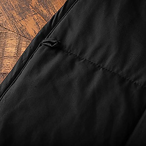 SUPERIOR Quilted Weighted Blanket - Cotton 12 LB 48x72inch Queen Blanket, Black